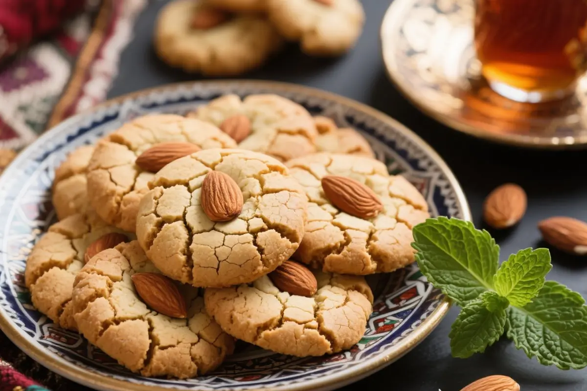 Almond Ghriba Cookies - Authentic Moroccan Recipe | Macooking | MaCooking